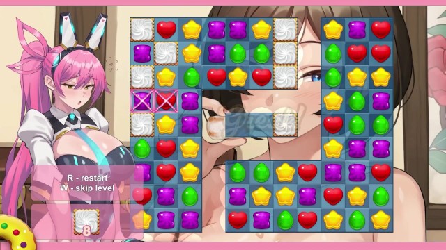 《lollipop》 ~ 較奇特的三消解cg遊戲 Cg In 01 27 30；l2d In 01 51 00 Xxx Videos